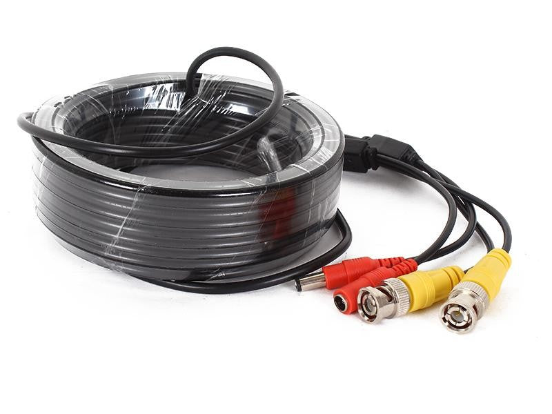 Tech 15m CCTV Security Camera Video DC Power Cable – i Supply Solutions NZ